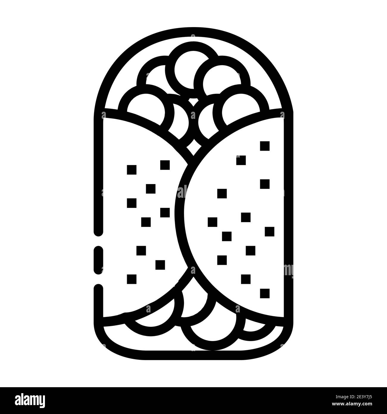 Fried burrito Black and White Stock Photos & Images - Alamy