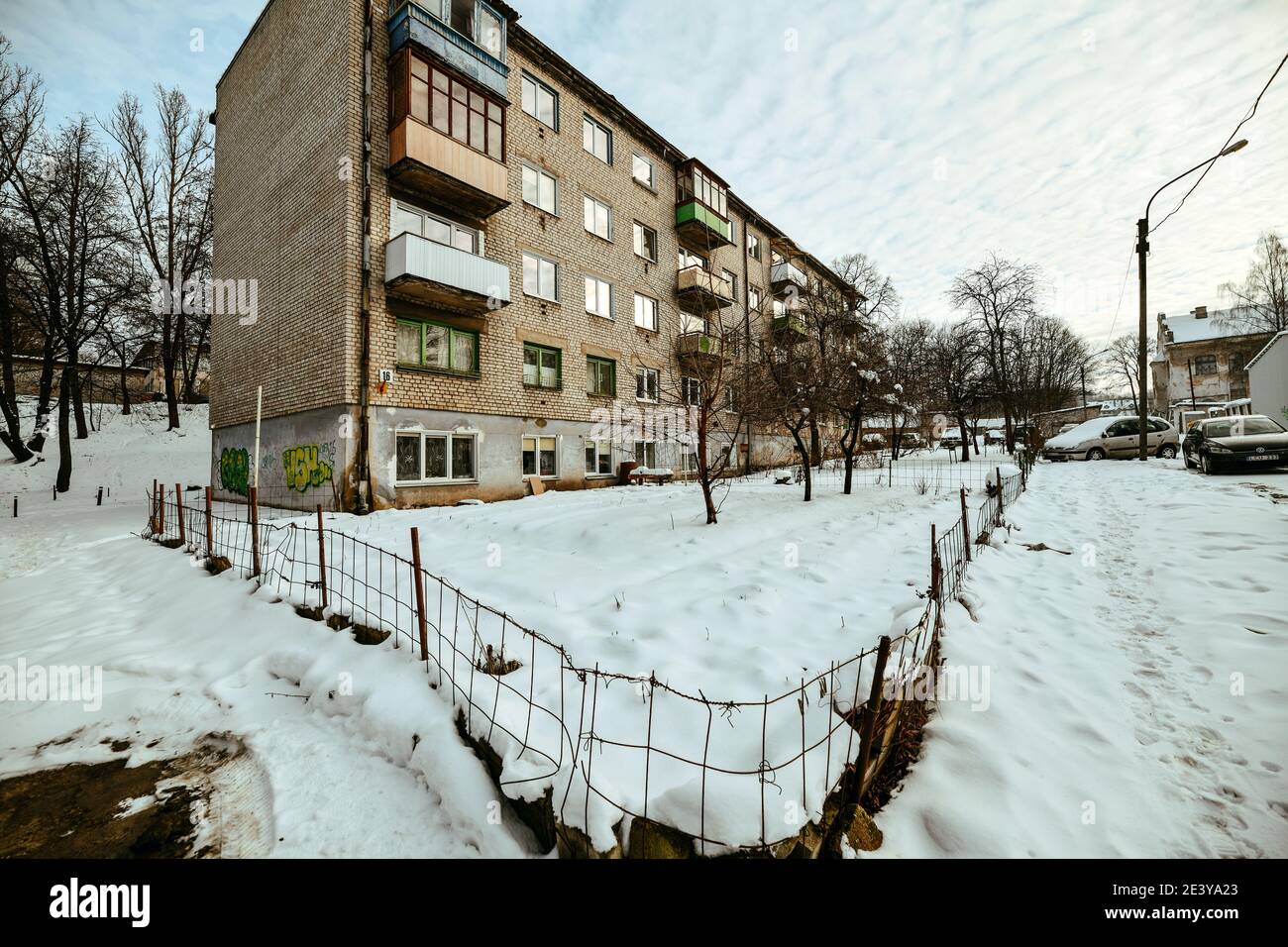 Soviet balcony hi-res stock photography and images - Alamy