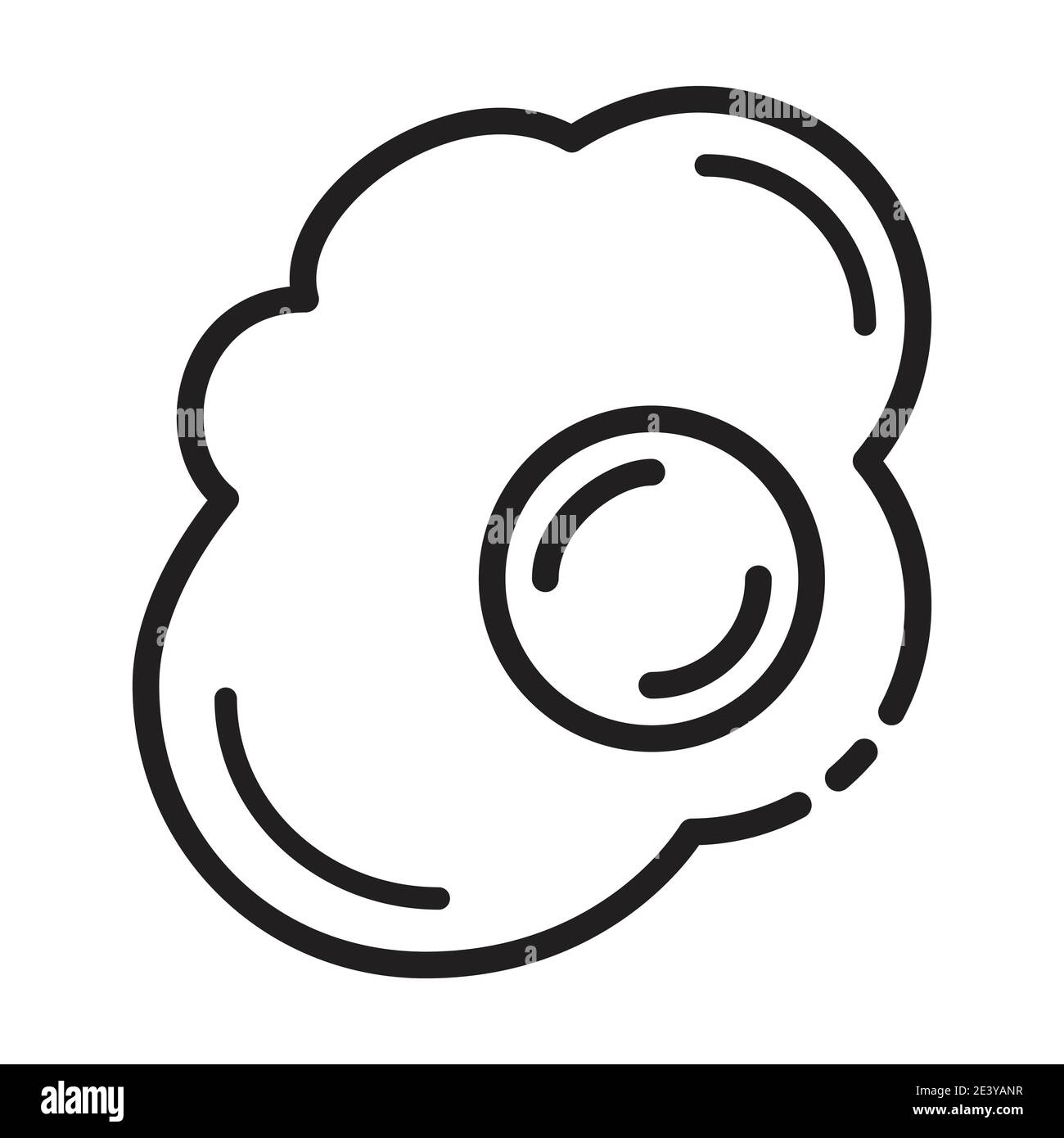 Omelet Food Icon. Vector Design Illustration Sign Logo Stock Vector Image & Art - Alamy