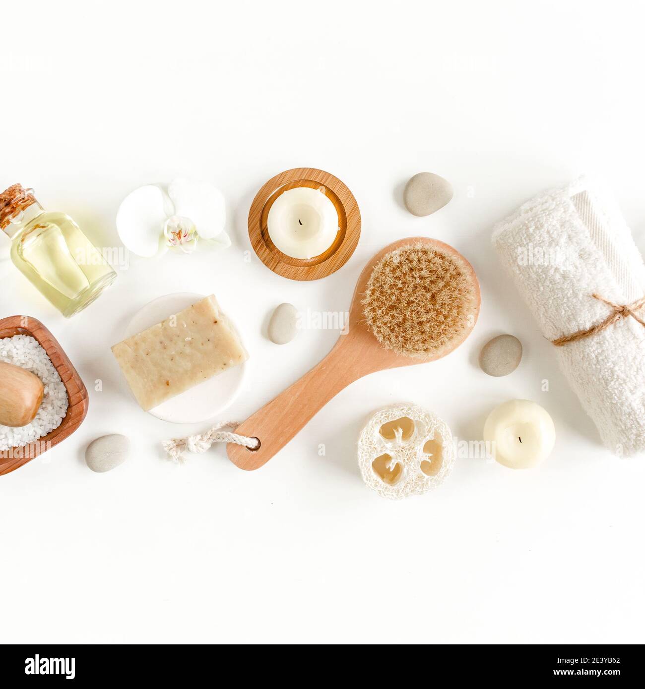 Spa Background. Natural, Organic spa cosmetics products, eco friendly ...