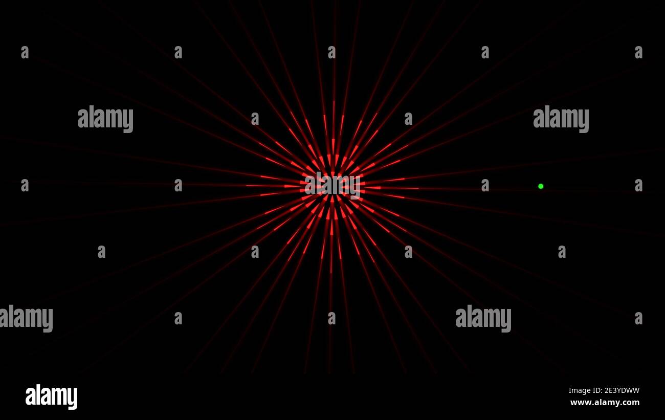 Cartoon 2d firework flash fx in black background for your projects ...