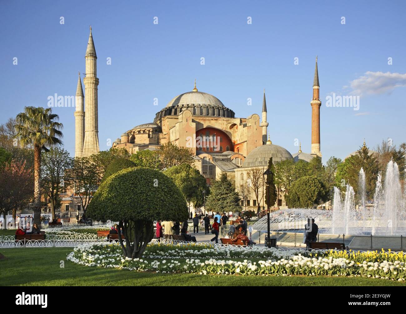 Hagia Sophia. Hippodrome of Constantinople (Sultanahmet square) in ...
