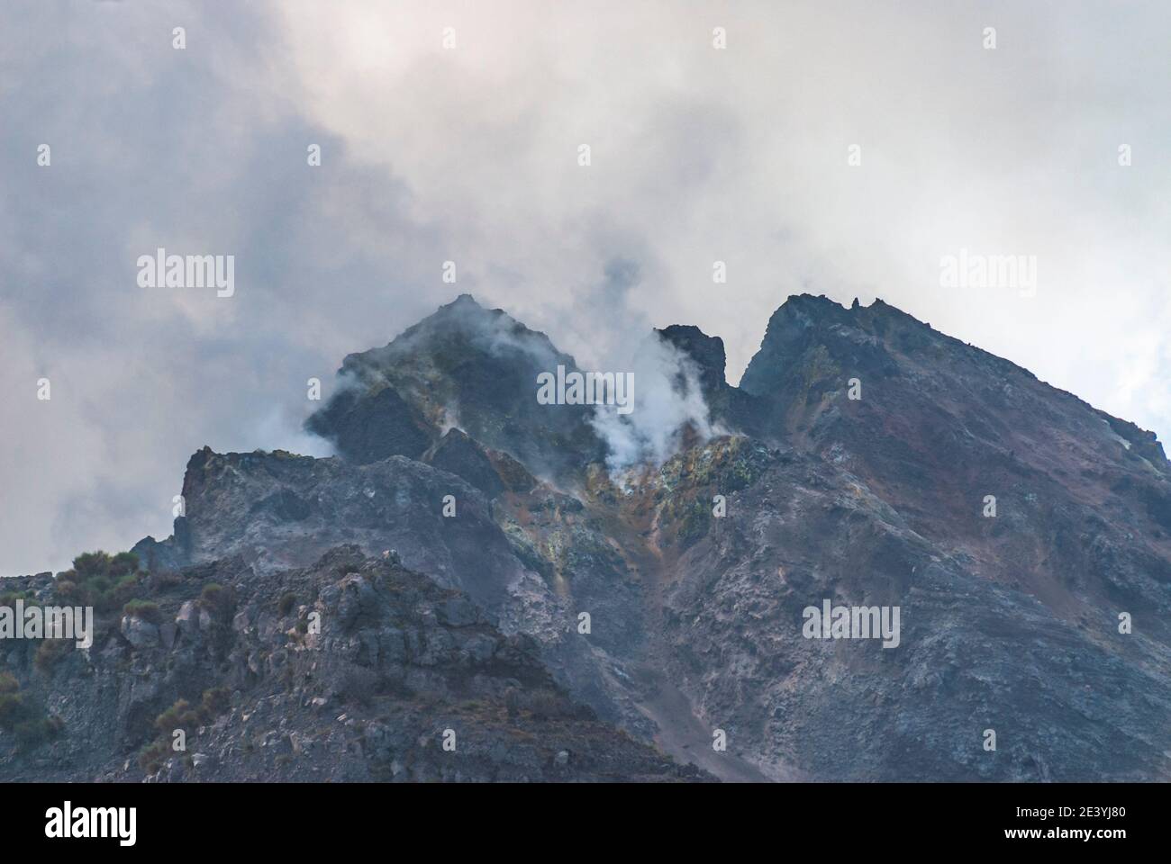 Impressive view to Stromboli volcano Stock Photo - Alamy