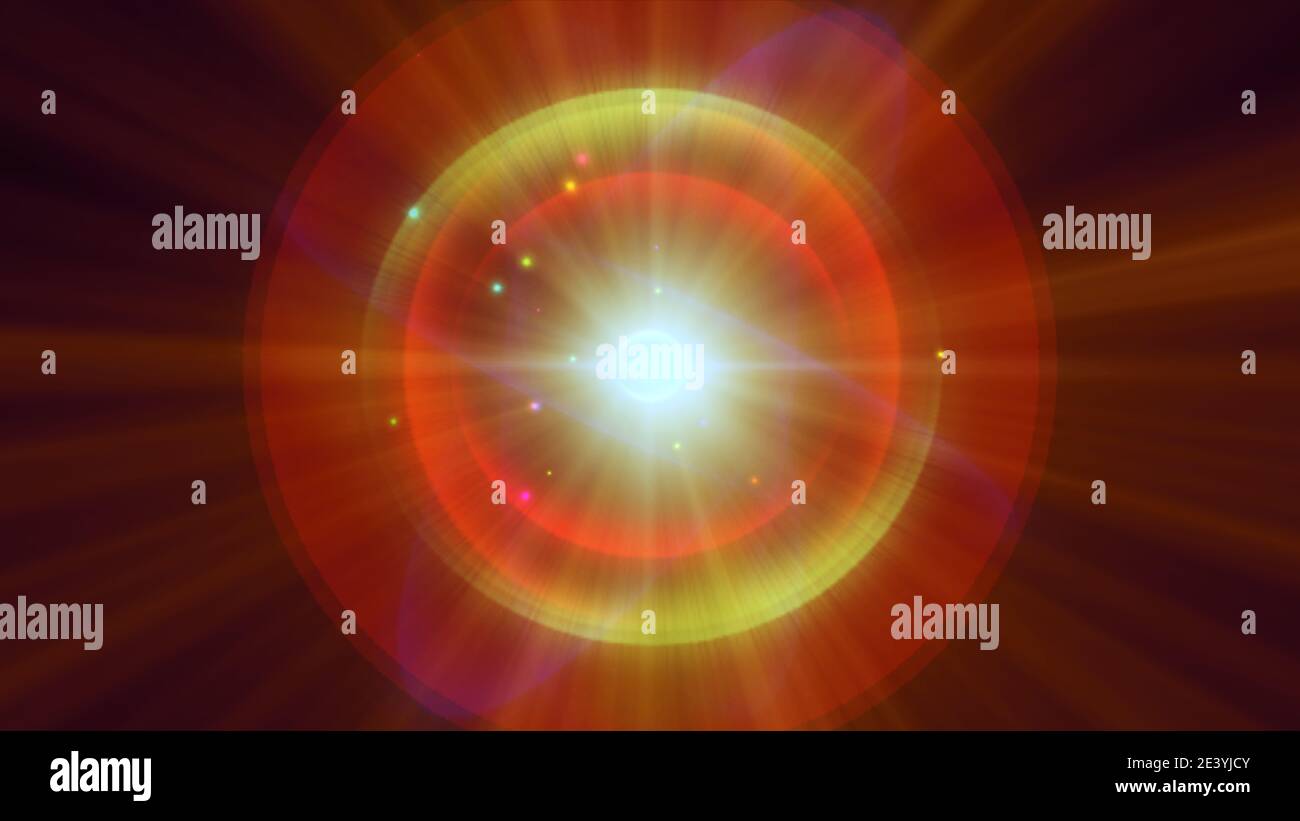 atom light ray glow abstract, 3d render illustration Stock Photo - Alamy