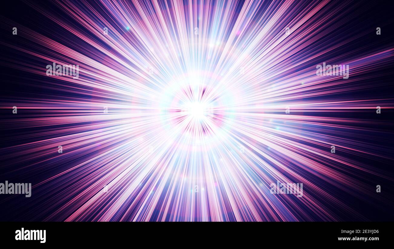 atom light ray glow abstract, 3d render illustration Stock Photo - Alamy