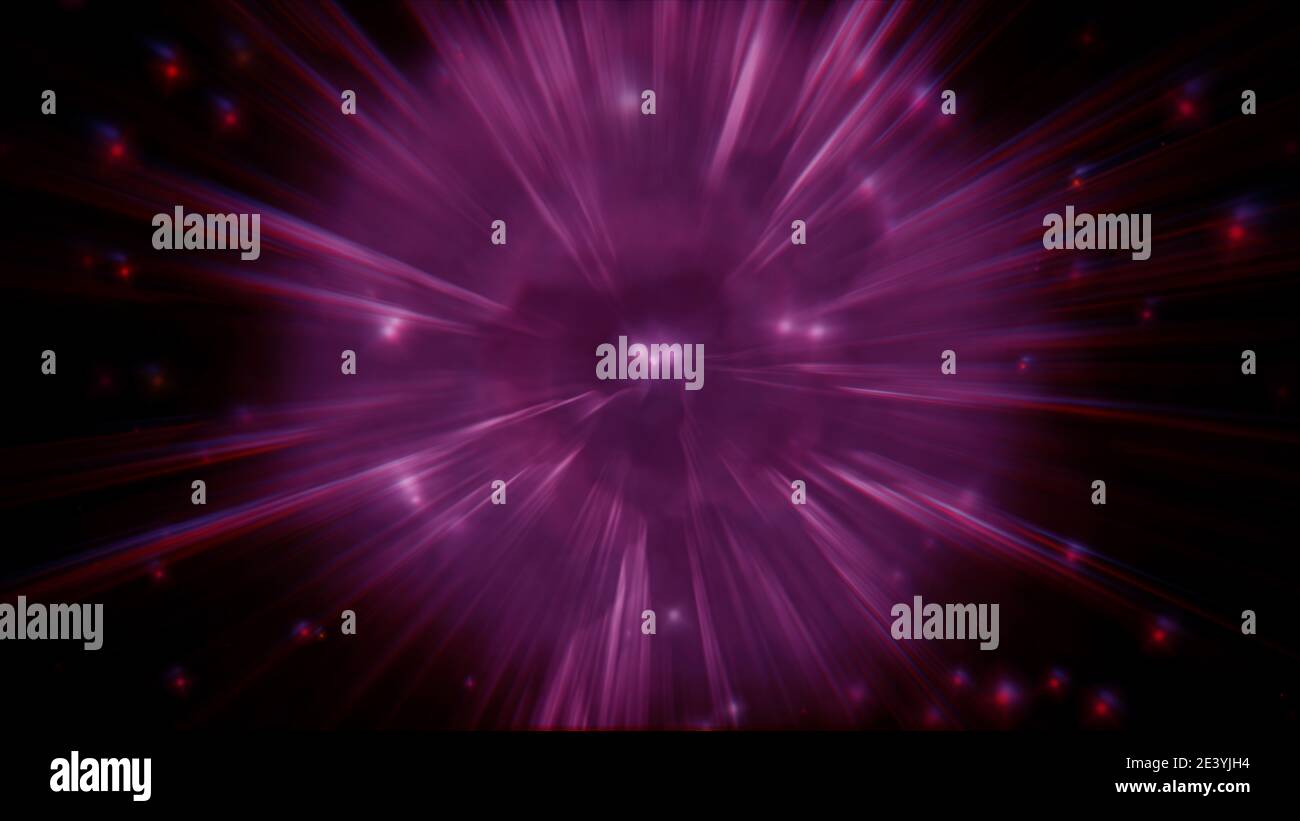 Burst Abstract Explosion Background particle illustration render Stock ...