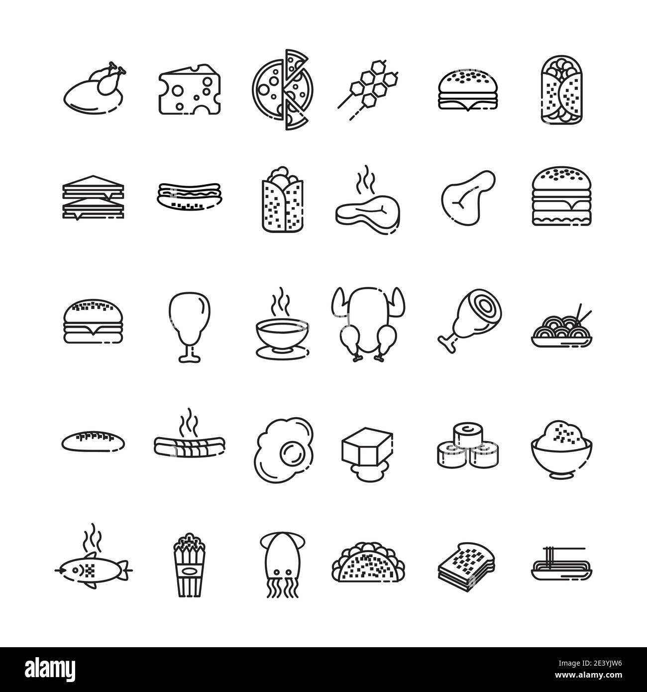 Foodie Food Icon. Vector Design Illustration Sign Logo Stock Vector ...