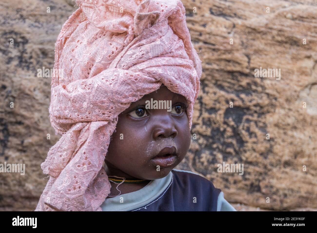 Children in a Dogon village, Sanga, Mali Stock Photo - Alamy