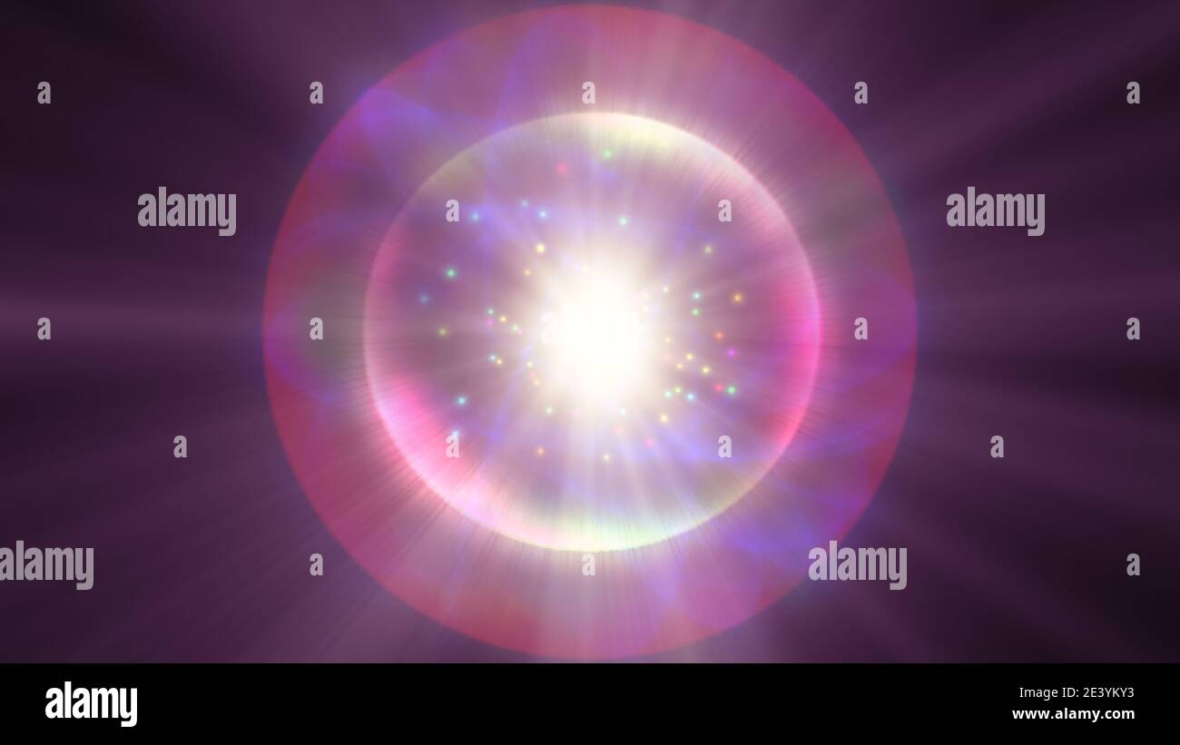 atom light ray glow abstract, 3d render illustration Stock Photo - Alamy