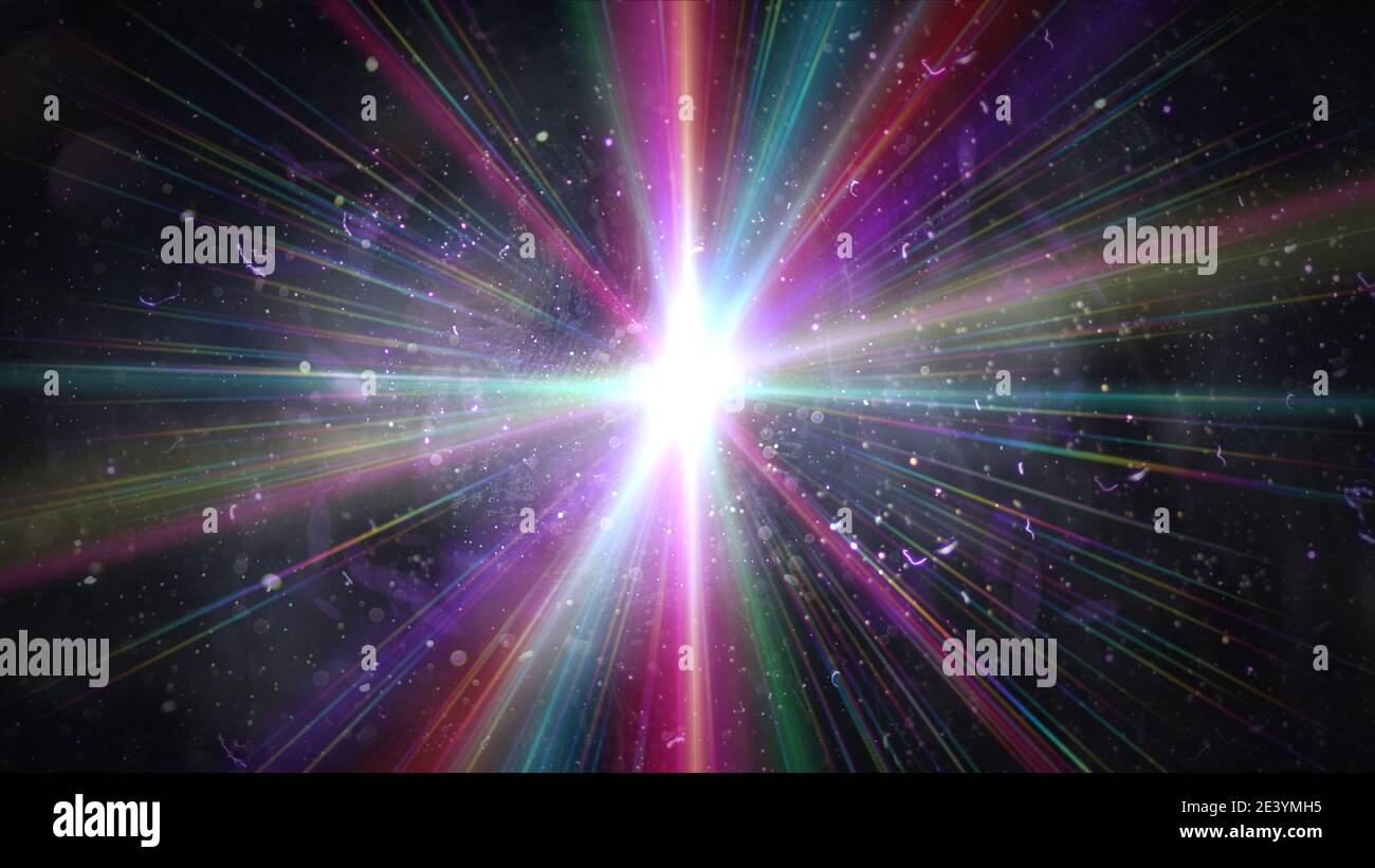 light effect abstract star burst flash laser beam illustration Stock ...