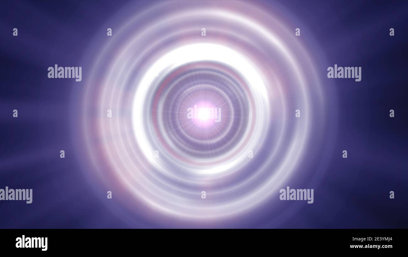 rings light ray Orb neon ray light illustration Stock Photo - Alamy