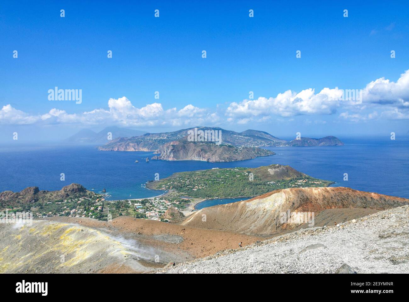 Impressive nature on Vulcano crater Stock Photo - Alamy