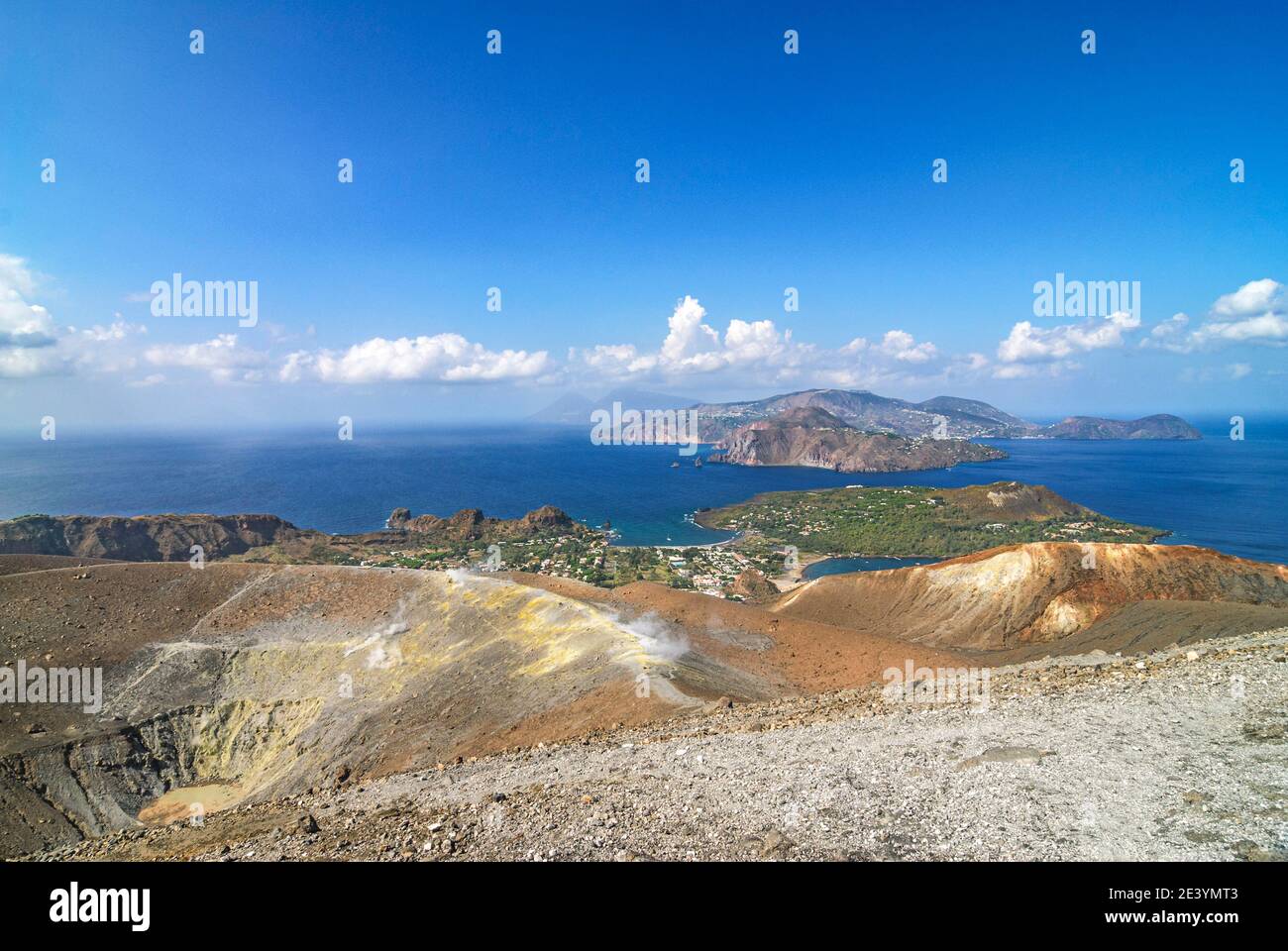 Impressive nature on Vulcano crater Stock Photo - Alamy