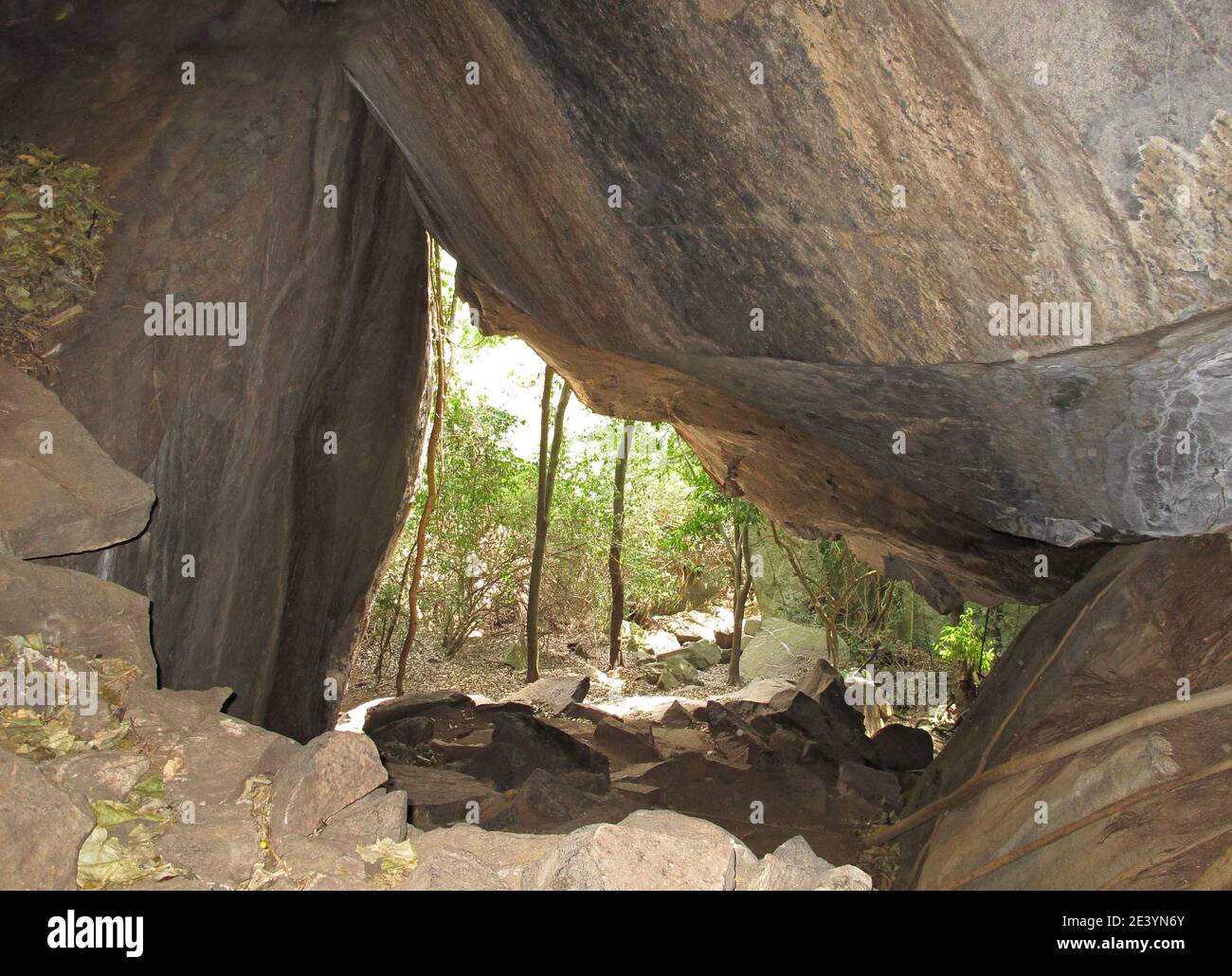 cave in hills Shai Hills, Ghana February Stock Photo - Alamy