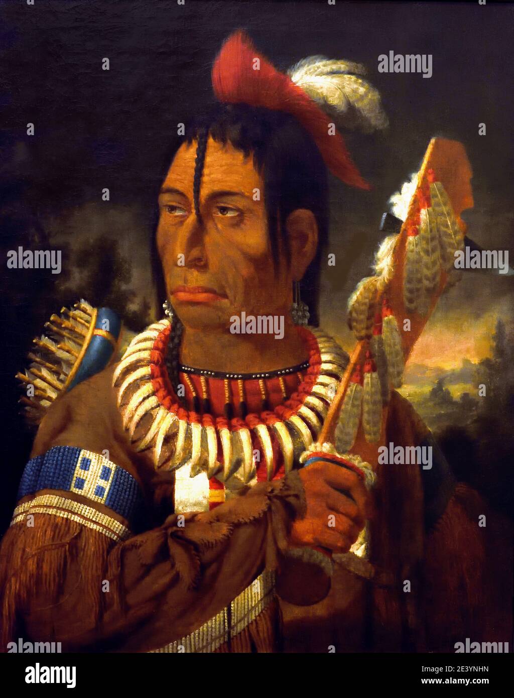 Painting about the native american indians hi-res stock photography and ...