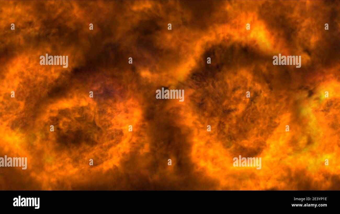 fire flame explosion in space, abstract illustration Stock Photo - Alamy