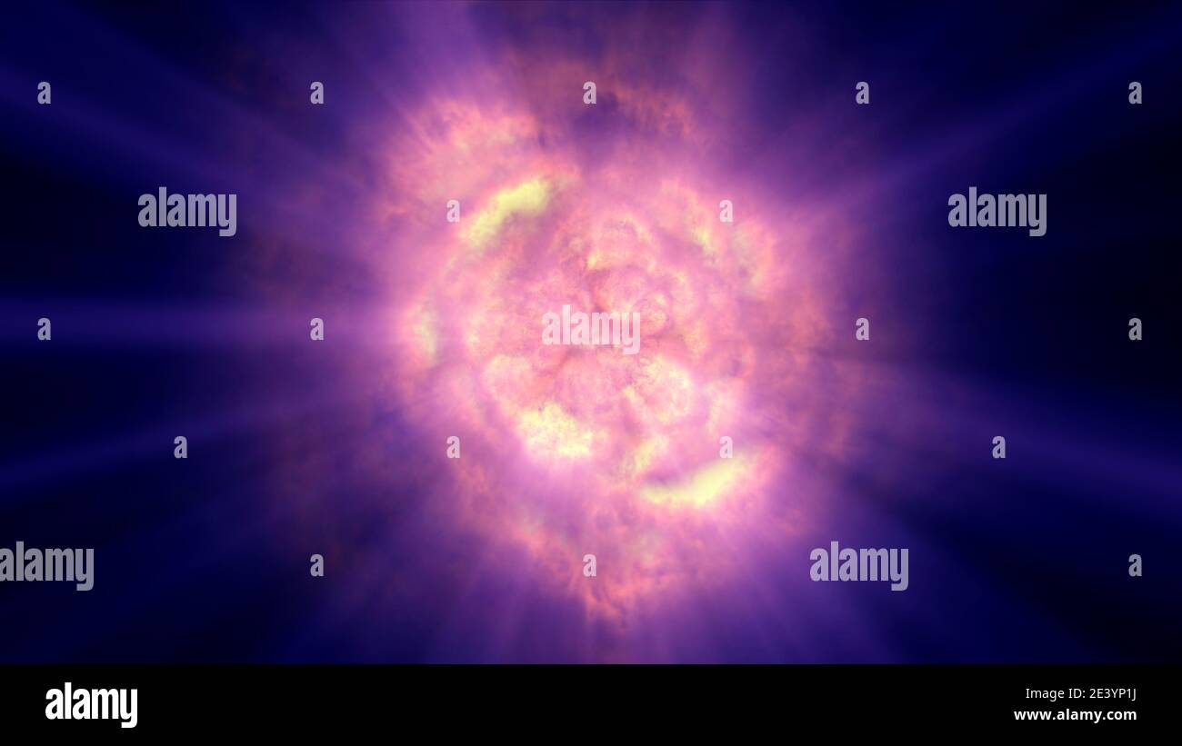 fire flame explosion in space, abstract illustration Stock Photo - Alamy