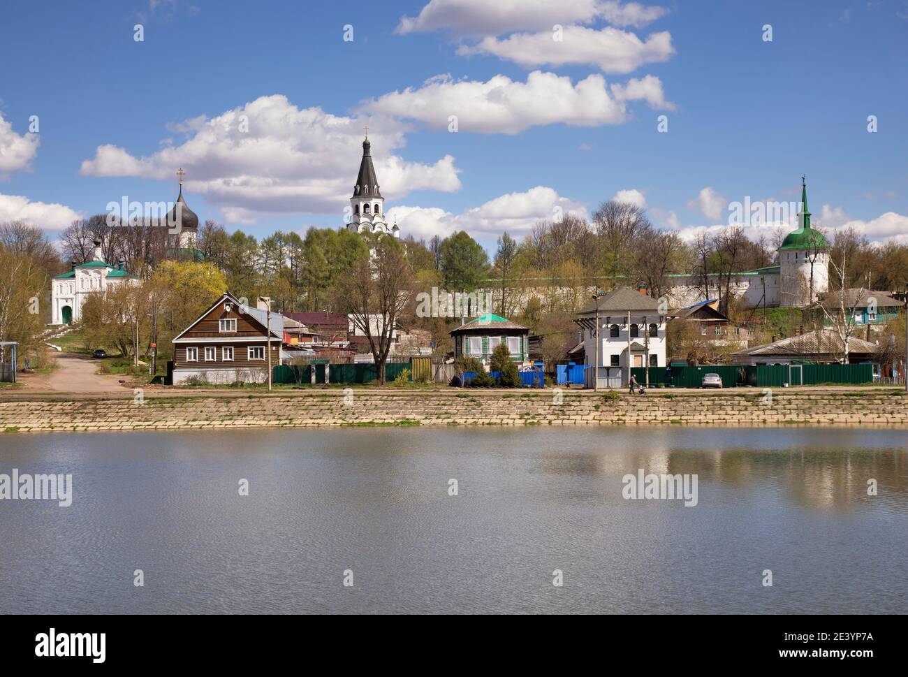 Holy Dormition convent (Alexandrov kremlin) in Alexandrov town. Russia ...