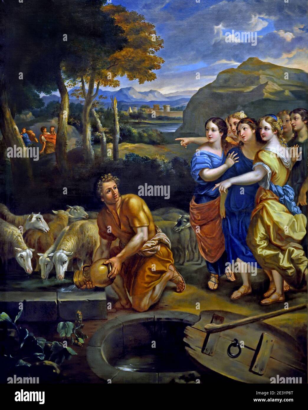 Moses and the Daughters of Jethro 1845-1846 Théophile Hamel 1817 – 1870 ...