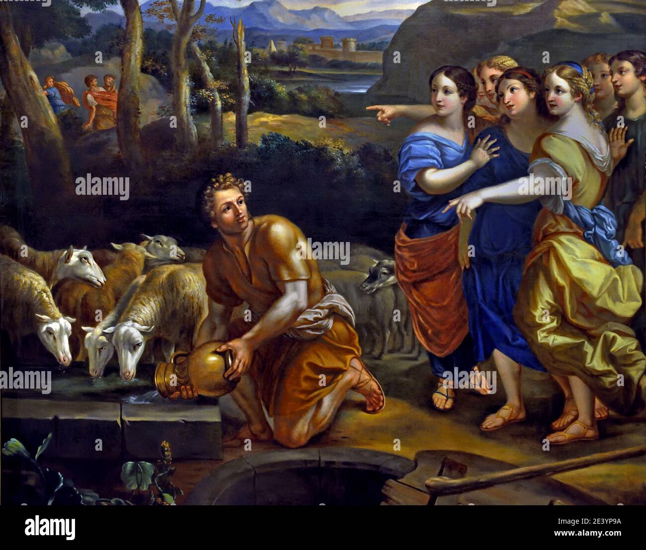 Moses and the Daughters of Jethro 1845-1846 Théophile Hamel 1817 – 1870 ...