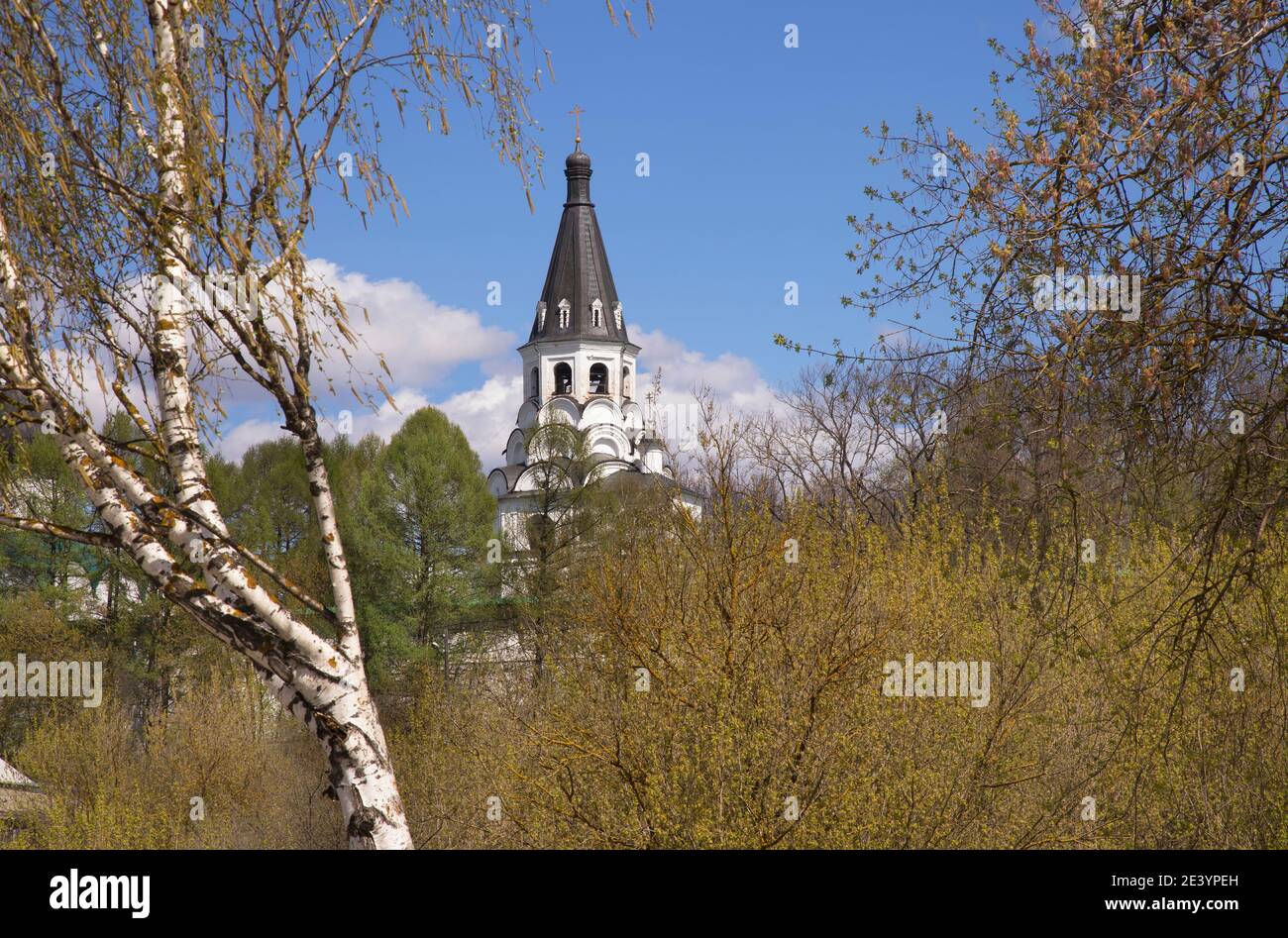 Holy Dormition convent (Alexandrov kremlin) in Alexandrov town. Russia ...