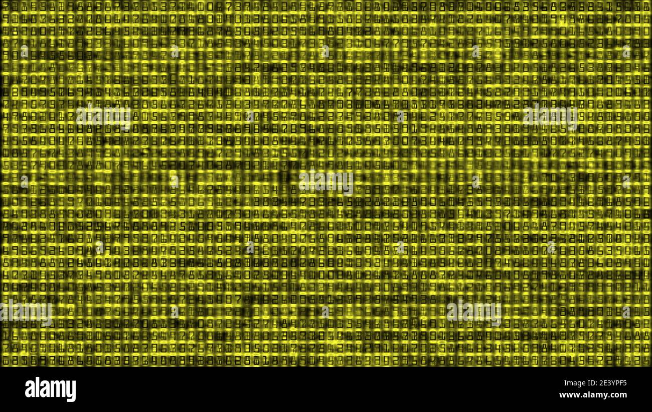 Abstract background, digital data matrix, illustration render Stock ...