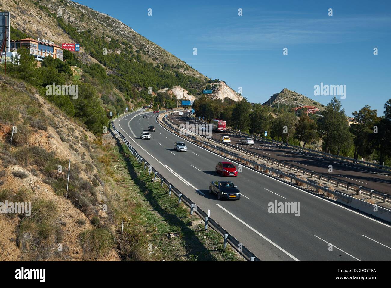 Motorway driving spain hi-res stock photography and images - Alamy