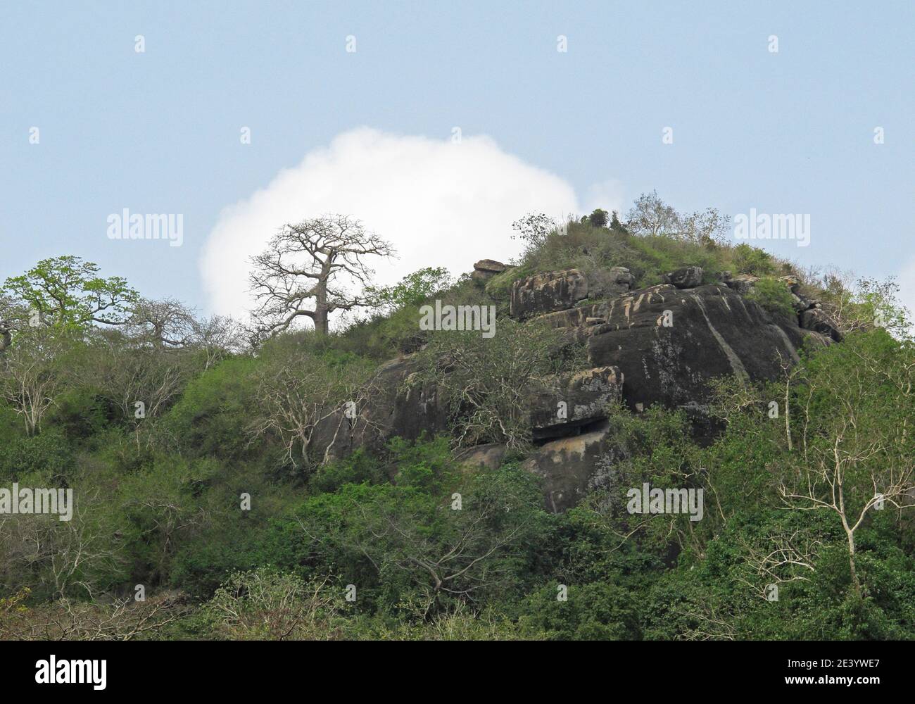 rocky outcrop in hills Shai Hills, Ghana February Stock Photo - Alamy
