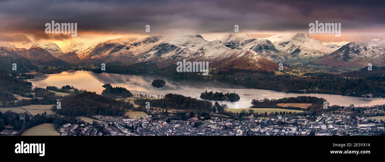 Keswick Lake District Aerial High Resolution Stock Photography and ...