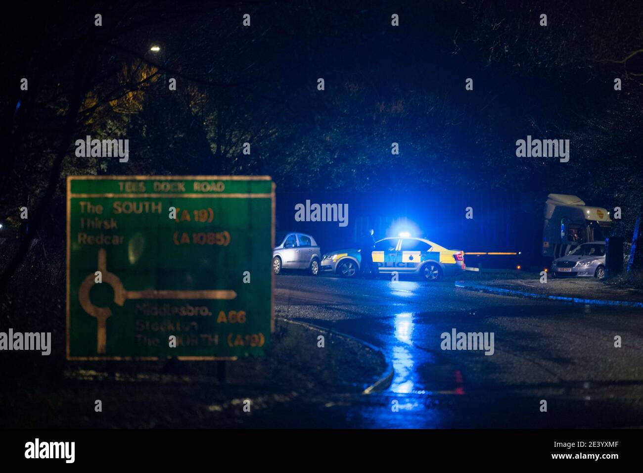 Middlesbrough road sign hi-res stock photography and images - Alamy