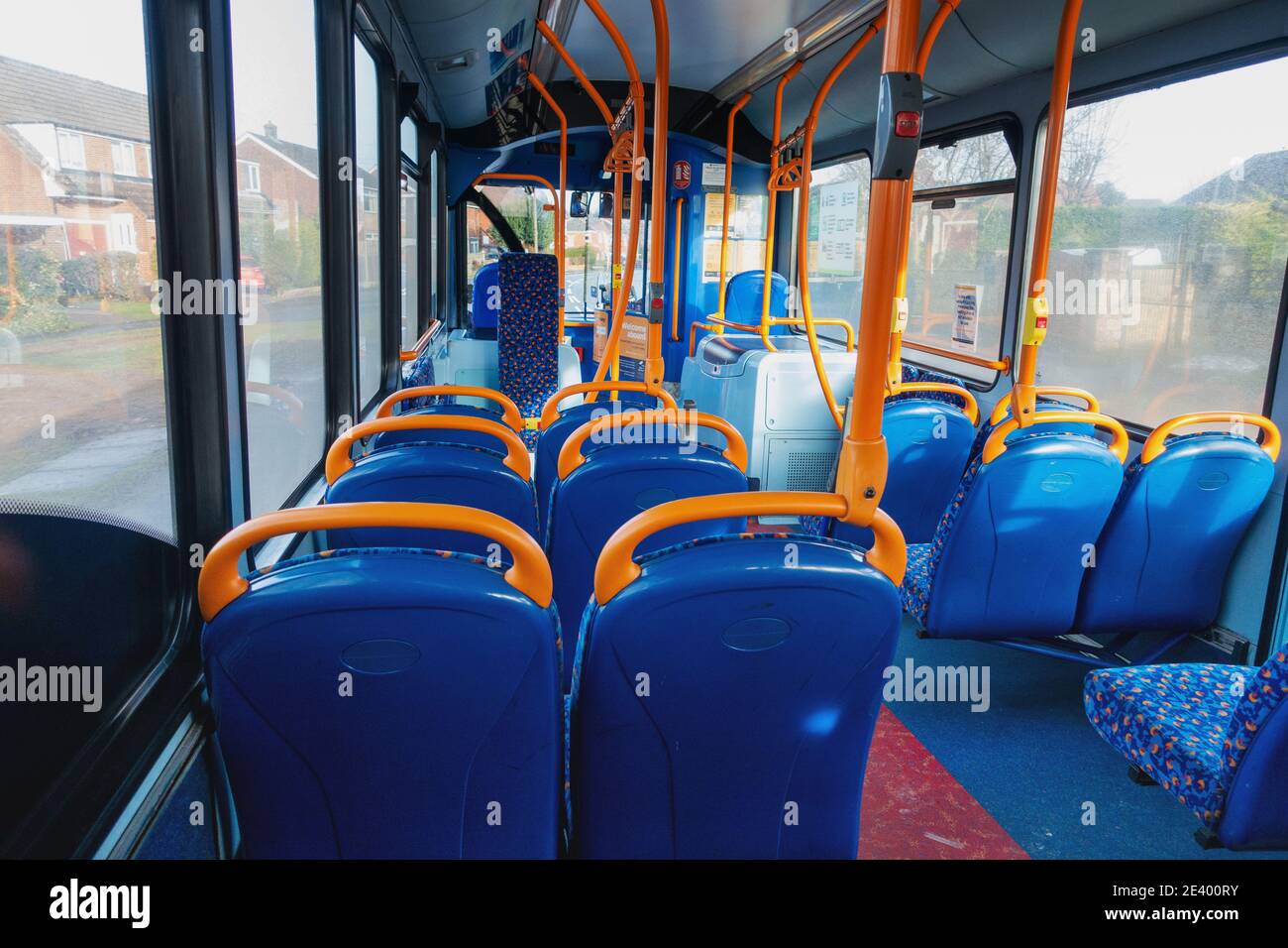 Interior bus from rear hi-res stock photography and images - Alamy