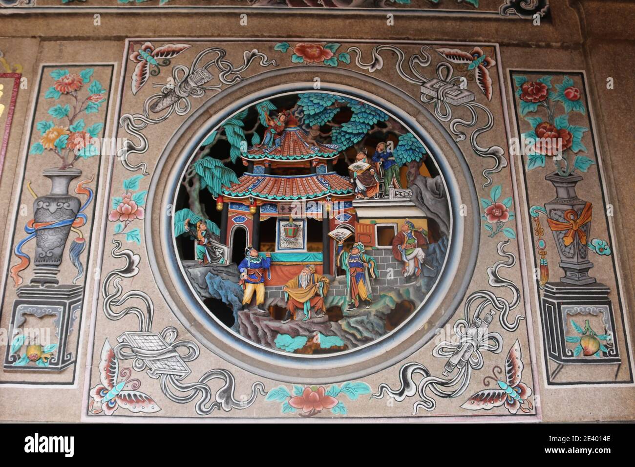 Chinese temple building ornate in Georgetown Stock Photo - Alamy