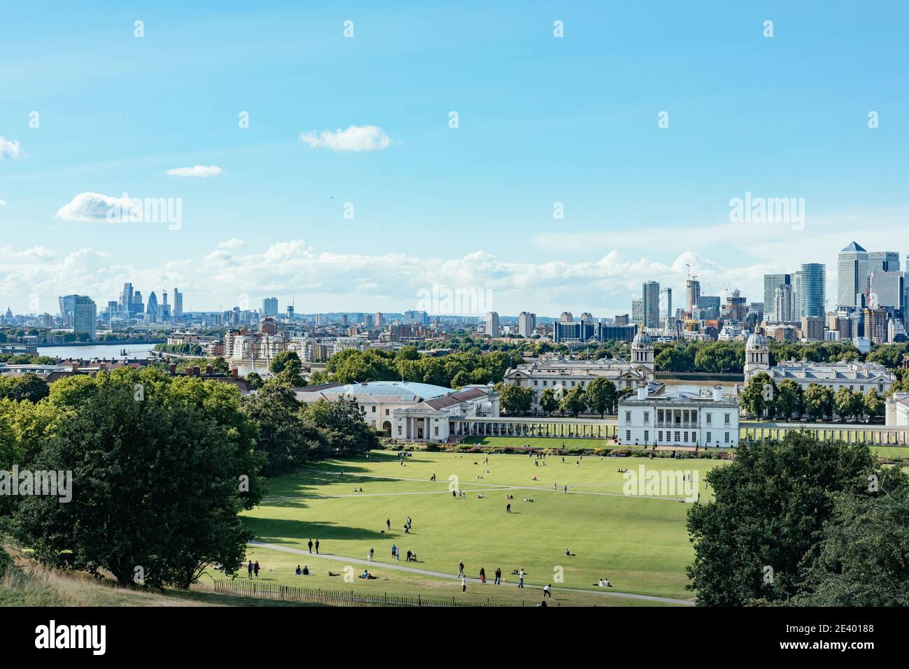 The viewpoint adjacent to the Royal Observatory Greenwich in Greenwich ...