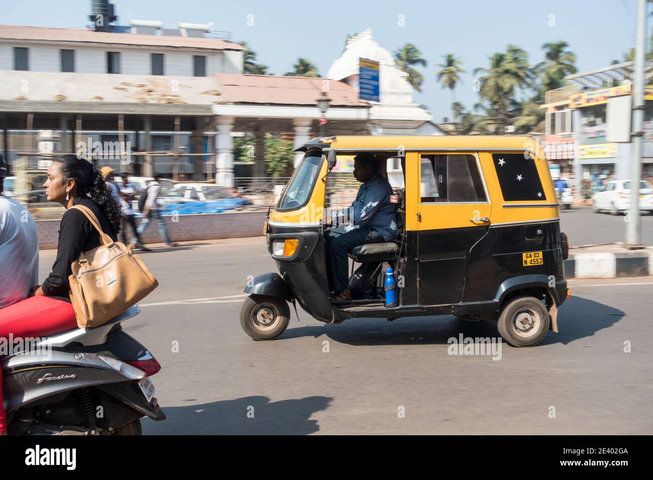 Calangute high street hi-res stock photography and images - Alamy
