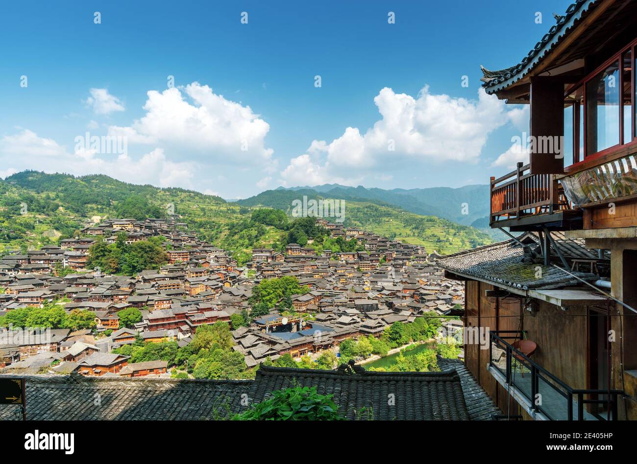 Miao village hi-res stock photography and images - Alamy