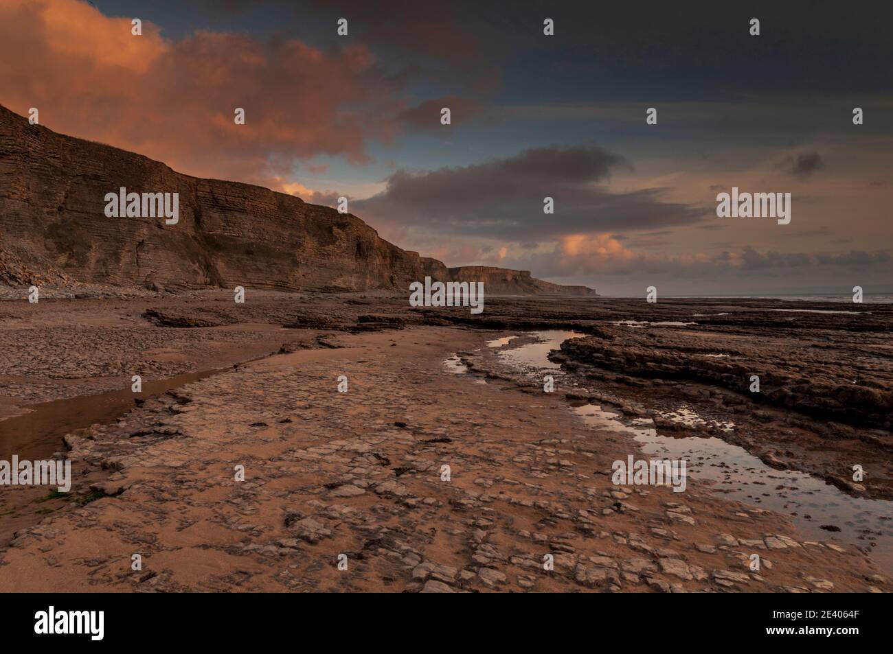 Dunraven bay fossil hi-res stock photography and images - Alamy