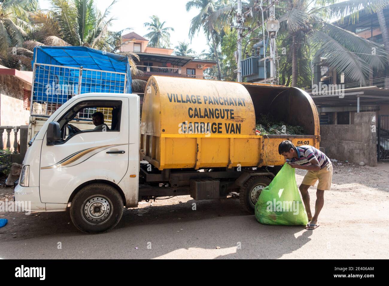 Calangute high street hi-res stock photography and images - Alamy