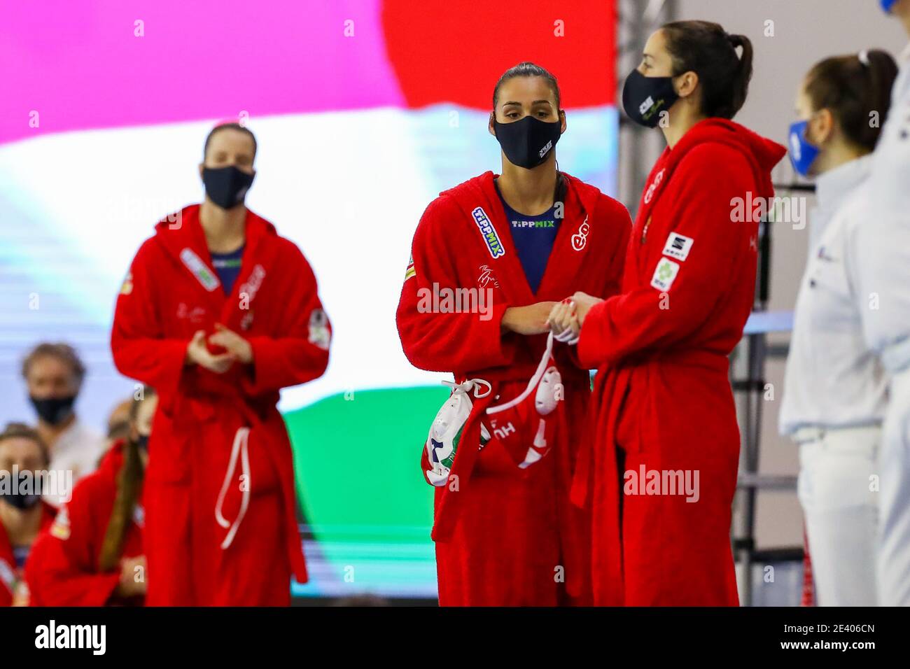 TRIESTE, ITALY - JANUARY 21: Anna Illes of Hungary during the match ...