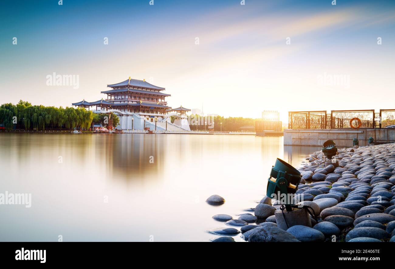 The Ziyun Tower was built in 727 AD and is the main building of the ...