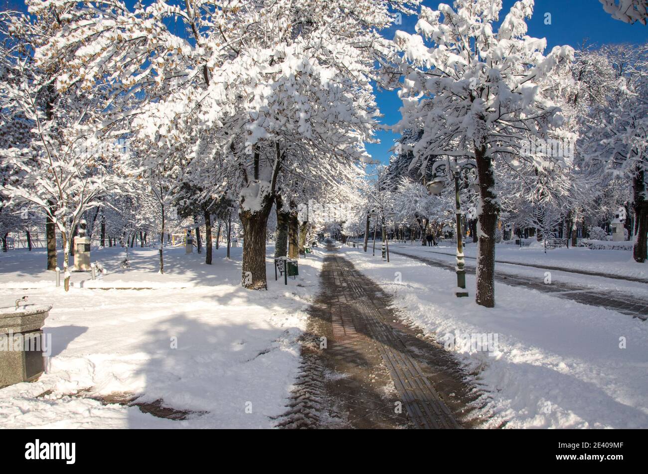 Winter in bitola hi-res stock photography and images - Alamy