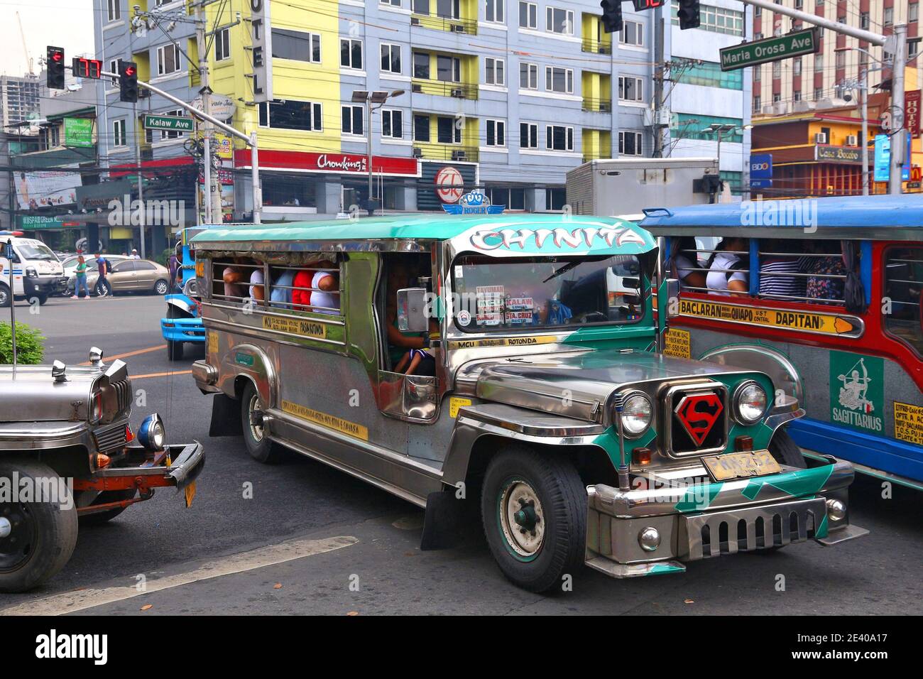 Typical jeepney in manila philippines hi-res stock photography and ...