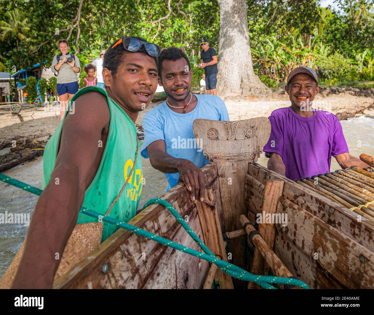 Polynesian style sailing on a Proa (multi-hull outrigger sailboat) in ...