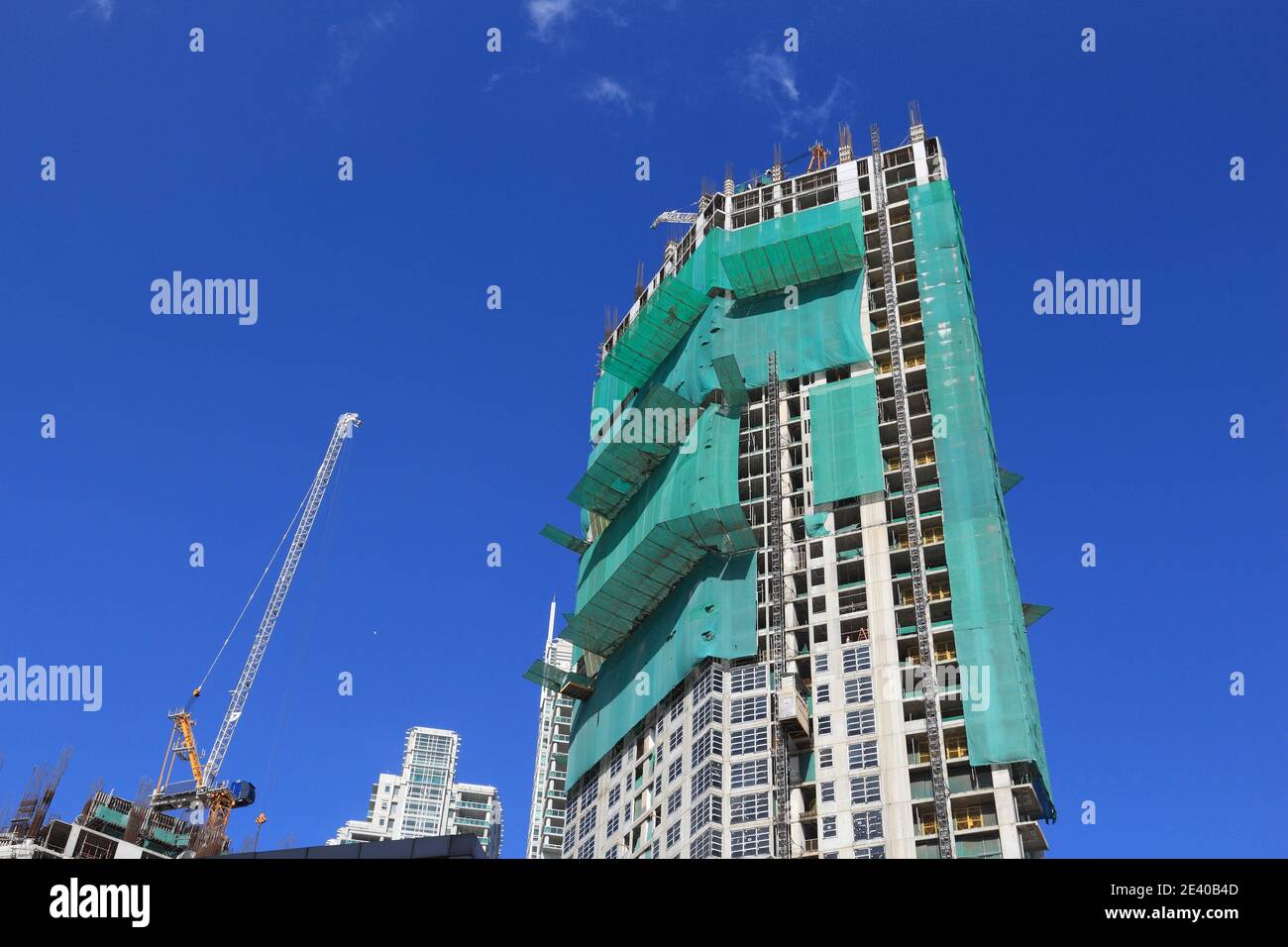 City construction - generic office building development in Manila ...