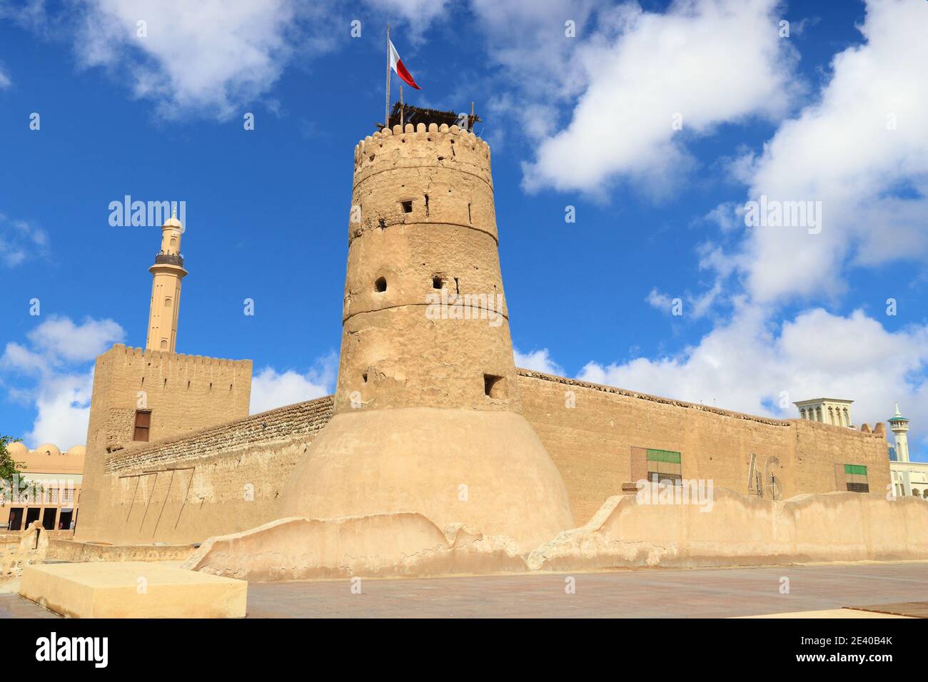 Dubai landmark in United Arab Emirates - oldest building in Dubai, Al ...