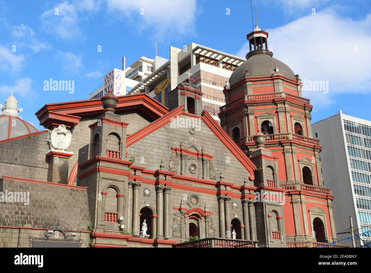Manila landmarks, Philippines. Binondo Church, also known as the Minor Basilica of the National ...