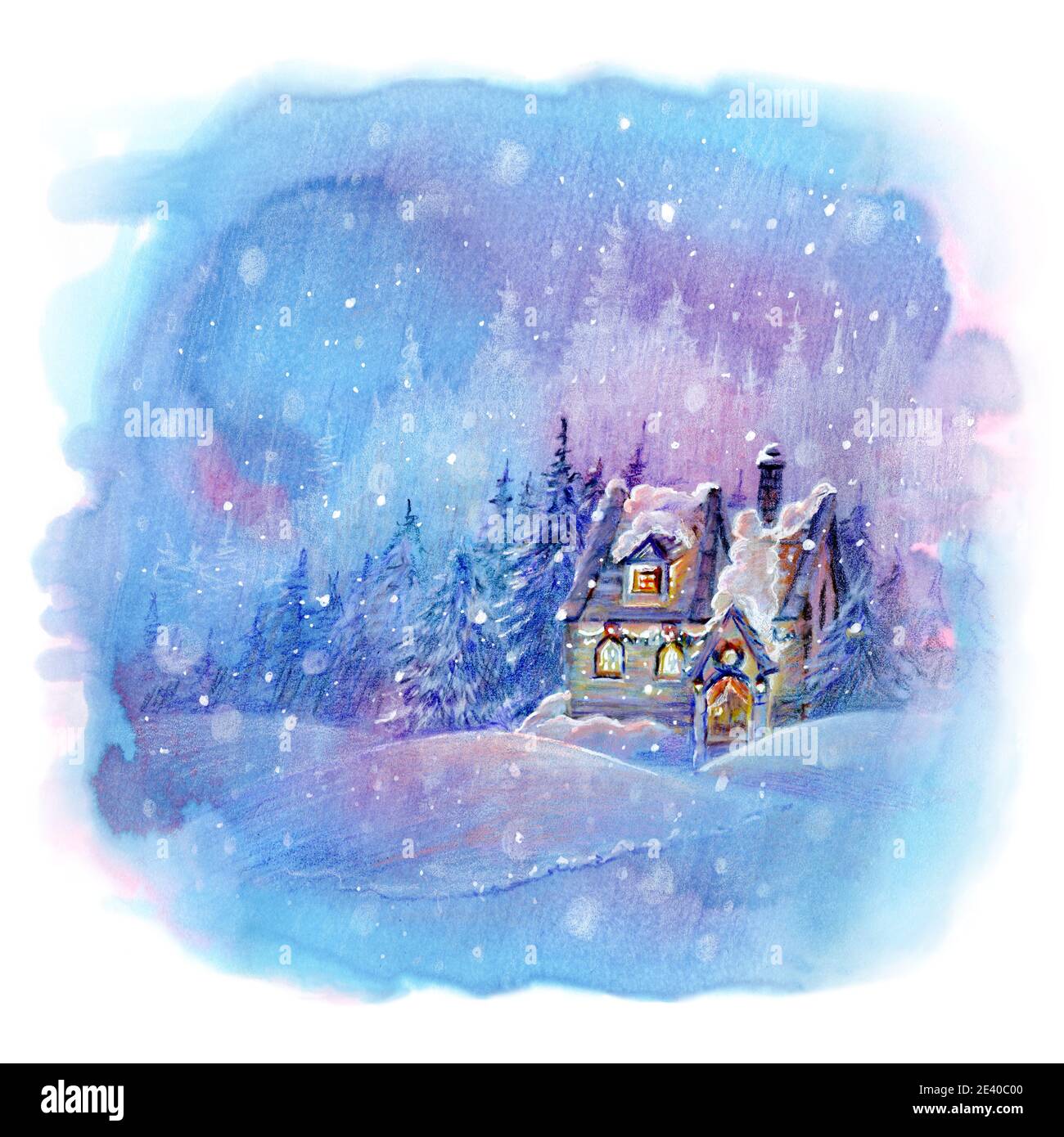 Old house in the forest, Cut Out Stock Images & Pictures - Alamy