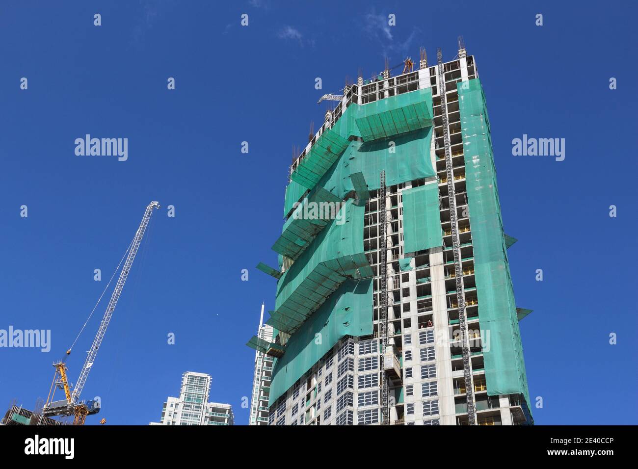City construction - generic office building development in Manila ...