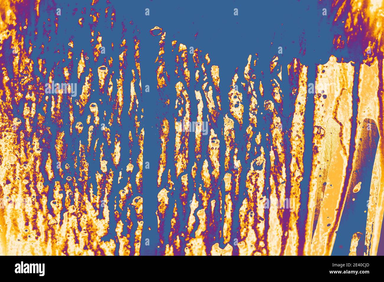 Grunge texture with rough colorful paint dripping on the wall surface ...