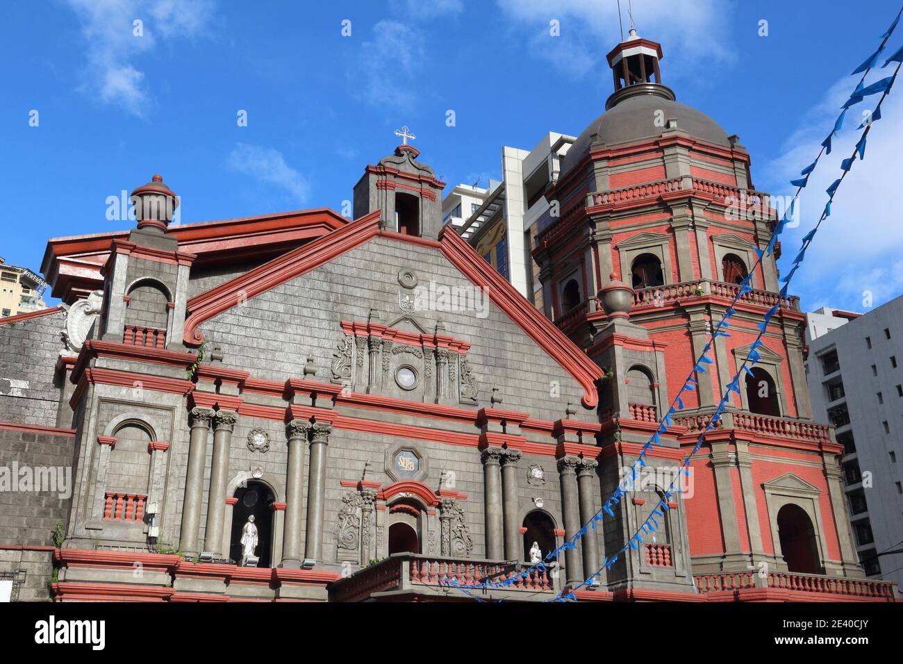 Manila landmarks, Philippines. Binondo Church, also known as the Minor Basilica of the National ...