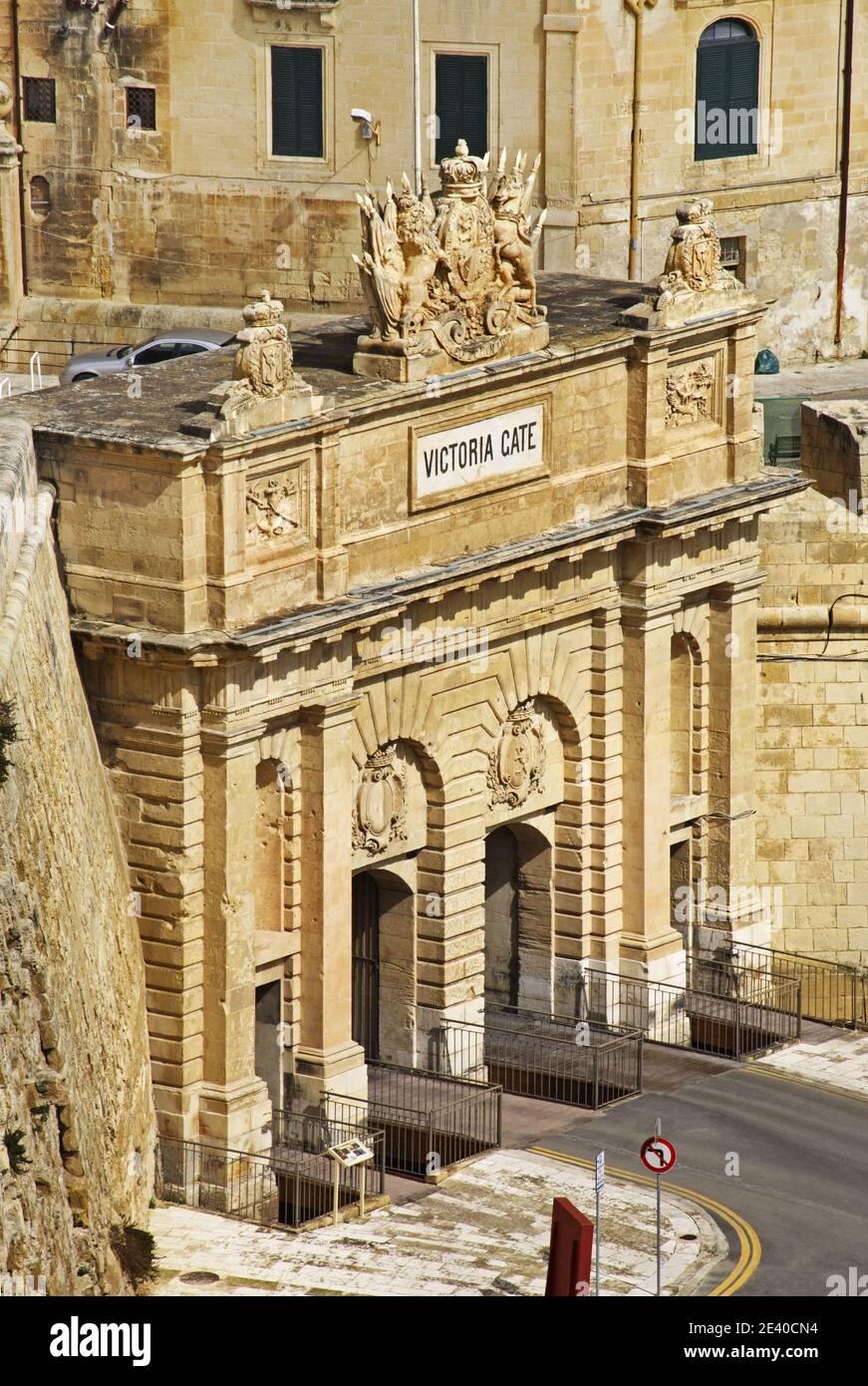 Victoria gate in Valletta. Malta Stock Photo - Alamy
